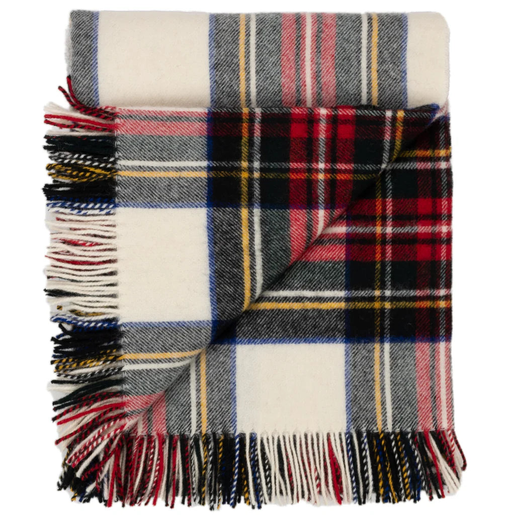 Highland Tweeds Shetland Lambswool Throw (Dress Stewart) – Highland ...
