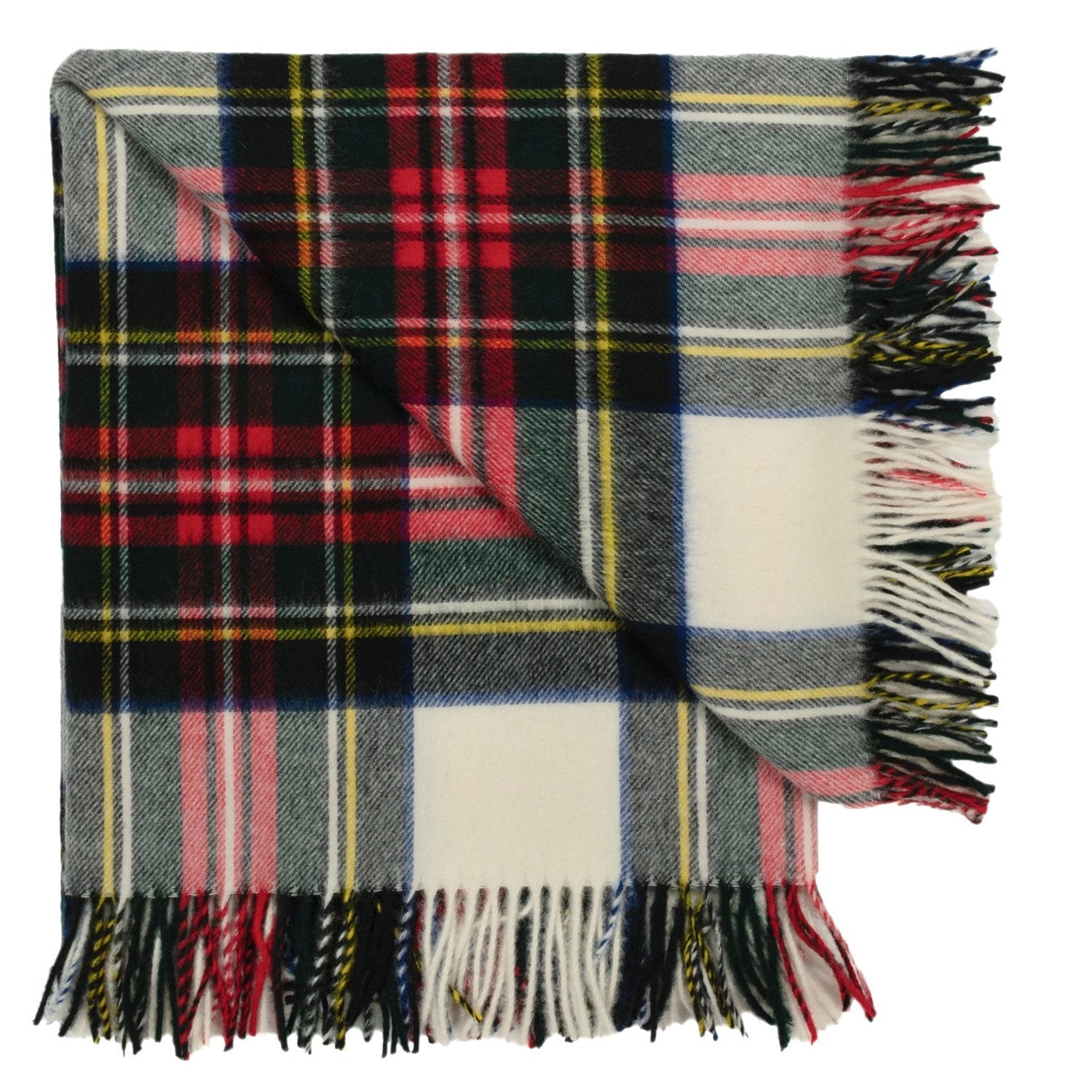 Prince of Scots Highland Tartan Tweed Merino Wool Throw ~ Dress Stewar ...