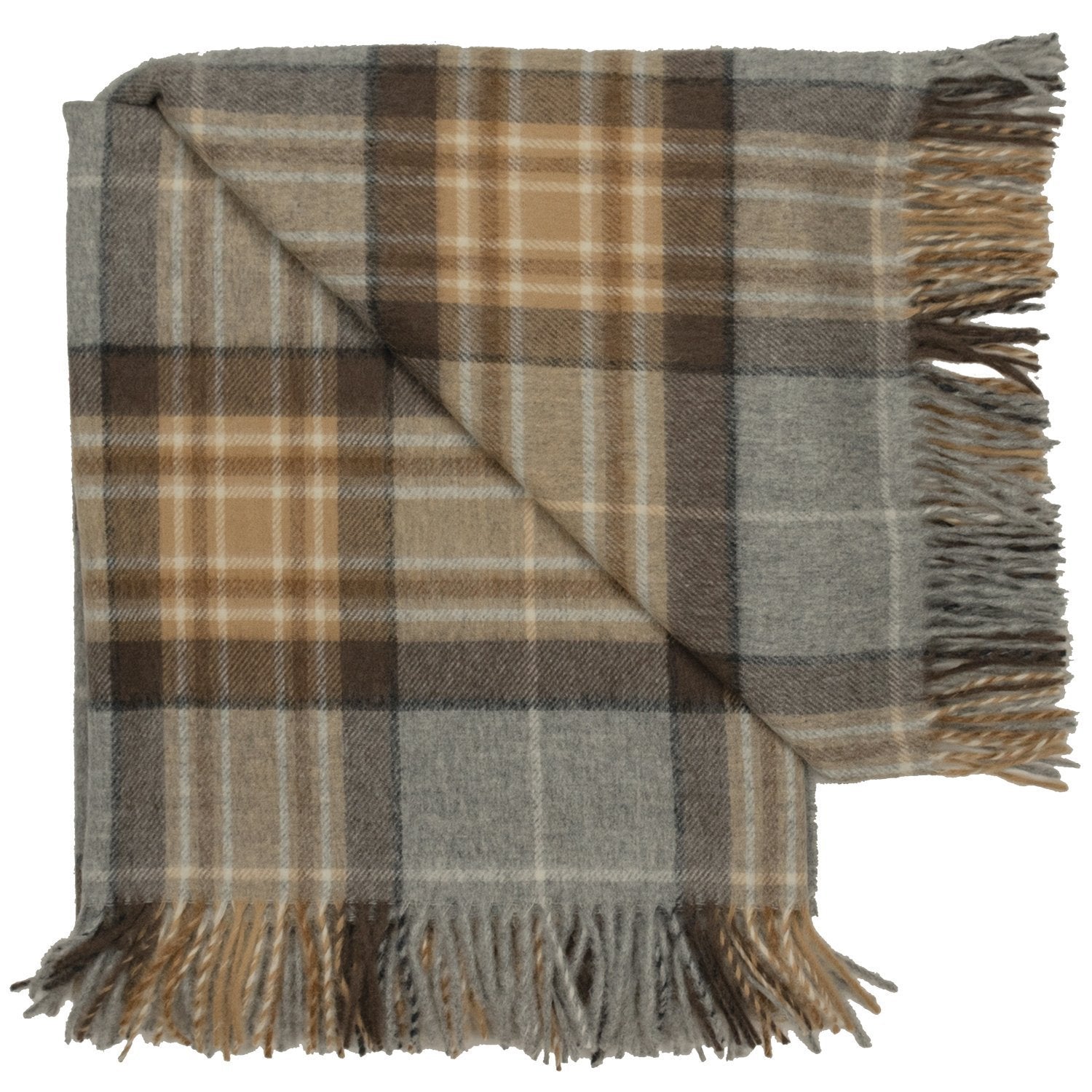 Prince of Scots Highland Tweed Merino Wool Throw ~ McKellar ...